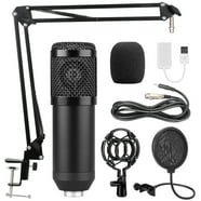 BM800 Condenser Studio Mic Kits: Starter Set, Professional Setup, Music Podcasting with Pop ...