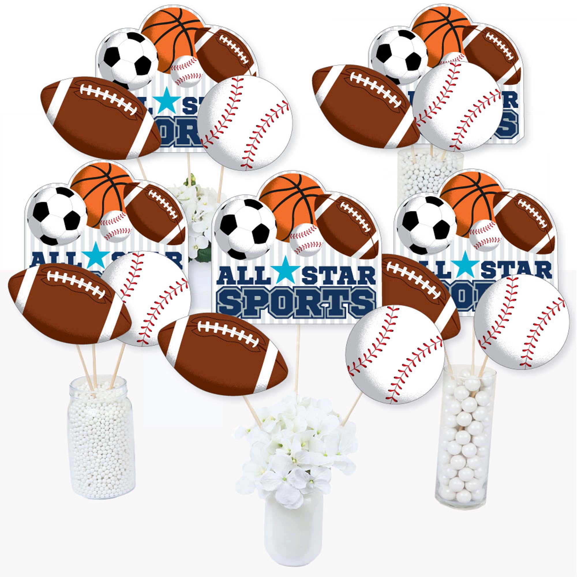 Big Dot of Happiness Go, Fight, Win - Sports - Baby Shower or Birthday ...