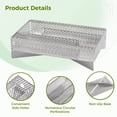 Maze Smoker Tray, 8" x 5" Stainless Steel Pellet Smoker Basket, Heat ...