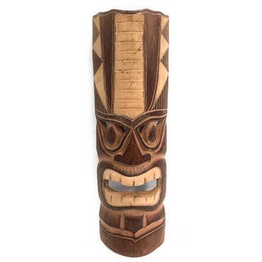 Earth Green Tiki Mask 20" - Wall Decor | #dpt514050 - Walmart.com