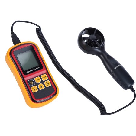 LCD Portable Anemometer, High Accuracy Digital Separated Type ...