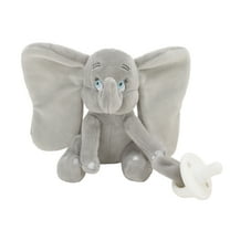 Disney Dumbo Grey Super Soft Plush Pacifier Buddy - Walmart.com