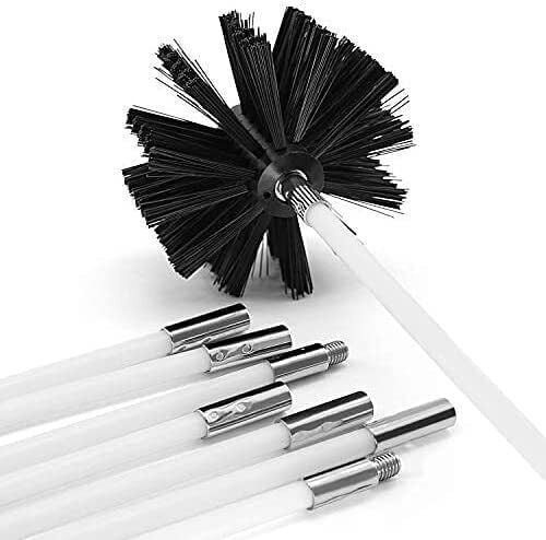 Dryer Duct Cleaning Kit Flexible Lint Remover, Can Use with a Power ...