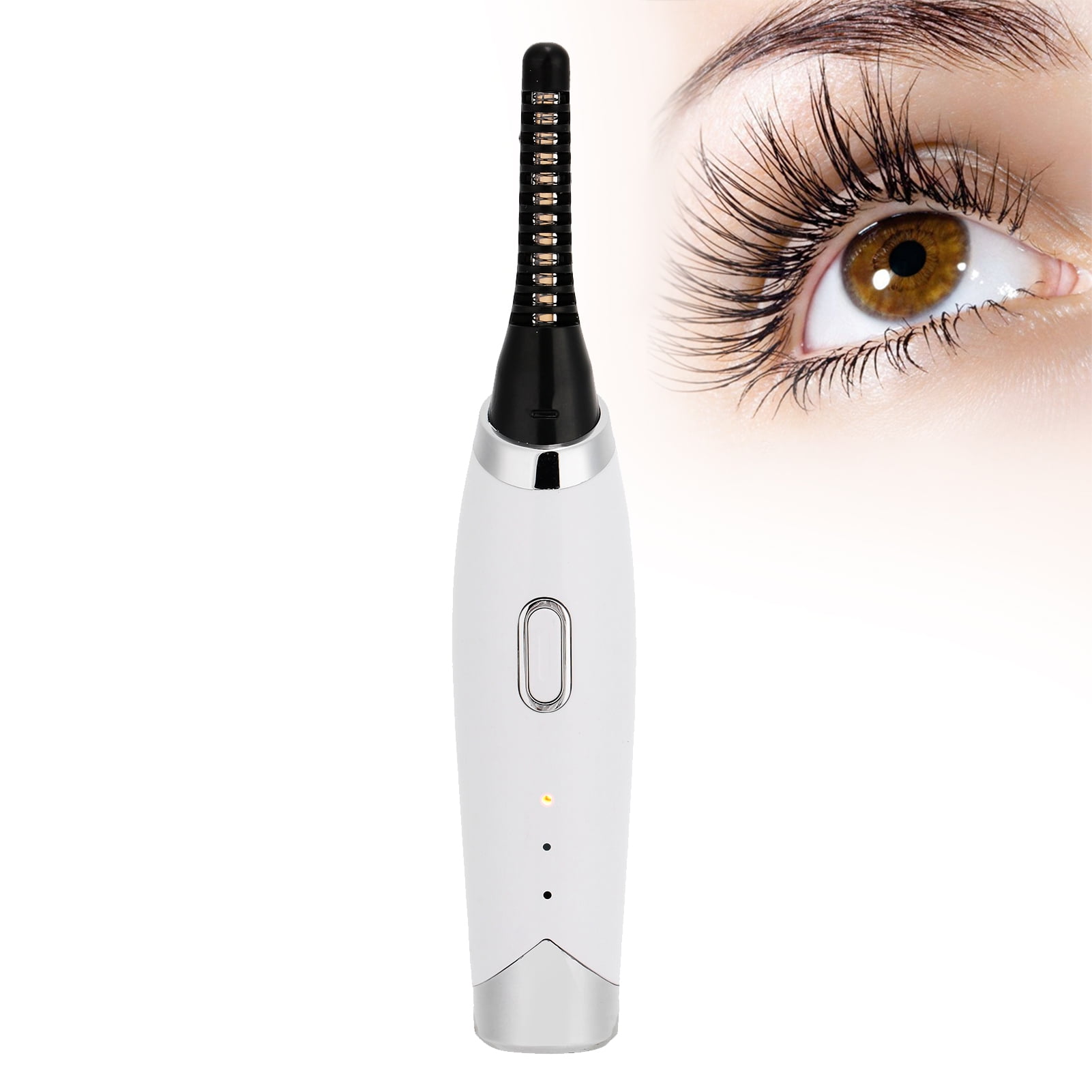 Fugacal rizador de pesta?as USB con peine de pesta?as para maquillaje Pesta?as rizadoras ...