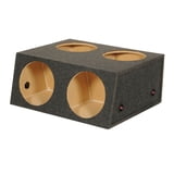 QPower Car Audio Quad 4 Hole 12 Inch Sealed Subwoofer Enclosure ...