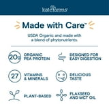 Kate Farms Organic 1.4 High Calorie Adult Nutrition Shake, Plain, 20g ...