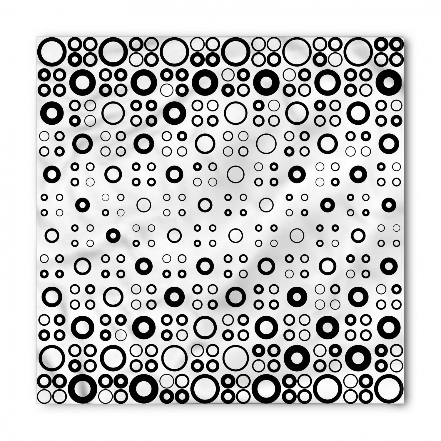 Geometric Circle Bandana, Vortex Disc Shapes, Unisex Head and Neck Tie ...