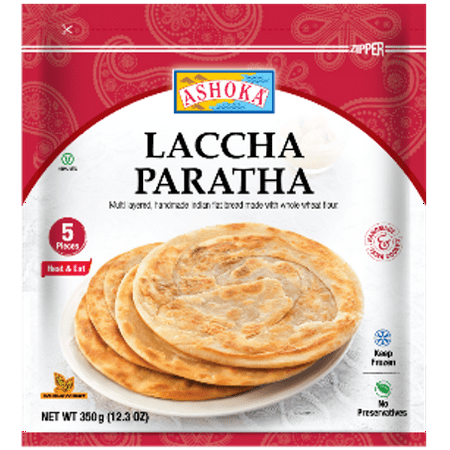 ASHOKA FROZEN WHOLE WHEAT LACHA PARATHA 350 G - Walmart.ca