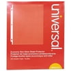 Universal Top-Load Poly Sheet Protectors, Nonglare, Economy, Letter ...