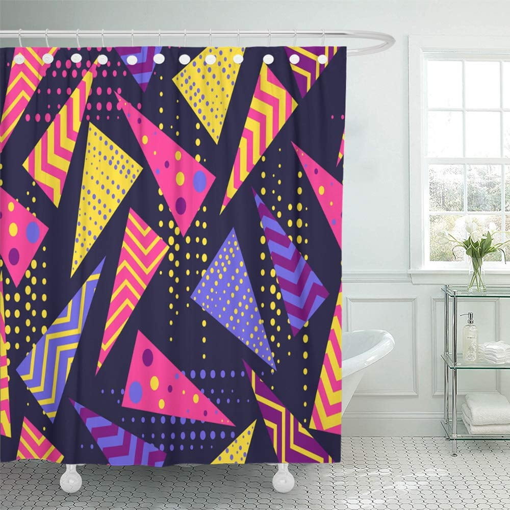 KSADK Blue Funky Memphis Geometric in The Style of 80's Colorful 1980s ...