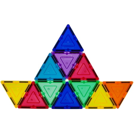AIMTYD 12pc Magnetic Building Block Set Equilateral Triangle Magnet ...