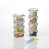 Glasslock Homemade Baby Food BPA Free Glass Storage Containers 18 Piece ...