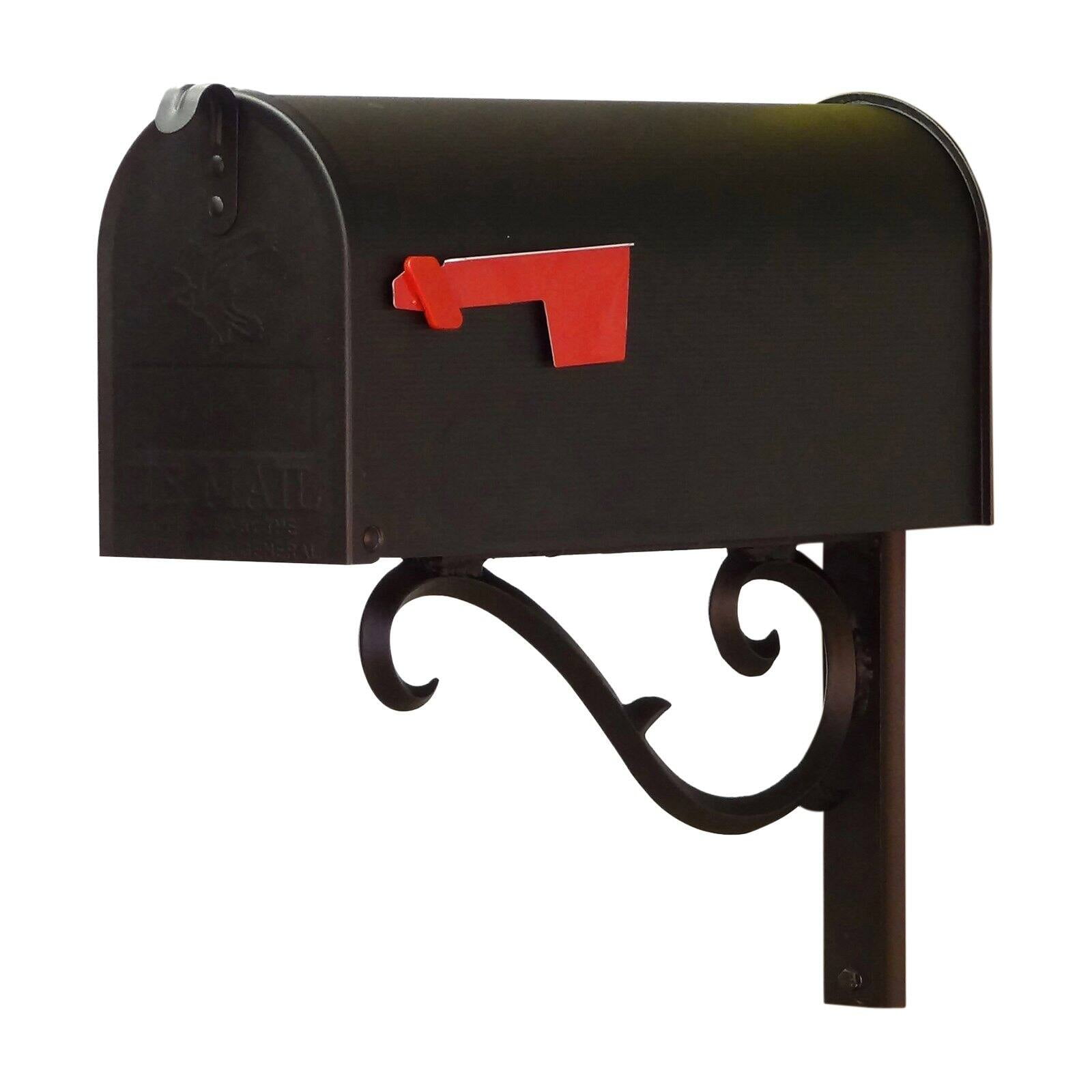 Special Lite Products Standard Steel Curbside Mailbox with Sorrento ...