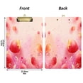 Acrylic Writing Board Gold 12.5*9 Inch Clipboards Transparent Acrylic ...