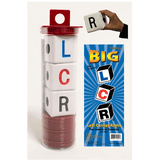BIG LCR® Left Center Right™ Dice Game - Classic Tube (RED) - Walmart.com