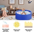 SAETSFEG Ball Pit for Toddlers 35.43''x11.81 Baby Ball Pit Soft Memory ...