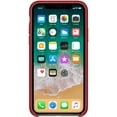 Apple Leather Case for iPhone X - (PRODUCT) Red - Walmart.com
