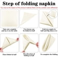 12 Pieces Satin Napkins Soft Dinner Napkins Square Table Napkins 17 x ...