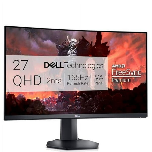 Dell S2722DGM Curved Gaming Monitor - 27-inch QHD (2560 x 1440) 1500R ...