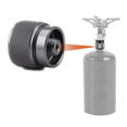 Gas Adapter Canister Adaptor Universal Converter Accessory Tank ...