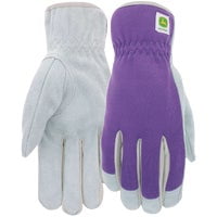 John Deere Women's Small/Medium Cowhide Leather Work Glove JD86019-WSM ...