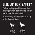 KONG® Extreme Rubber Goodie Ribbon Toy for Power Chewers, Medium for ...