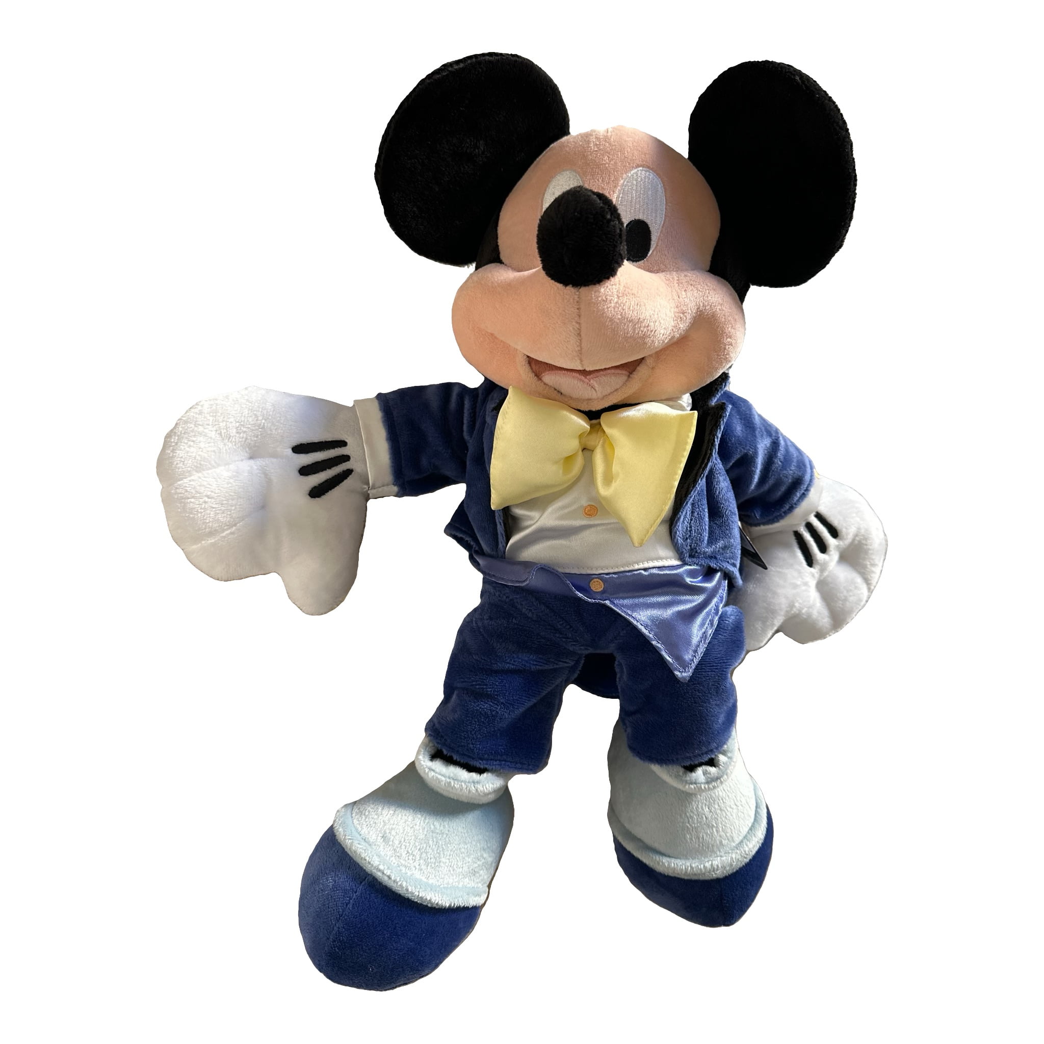 Disney Mickey Mouse Plush In Blue Tuxedo 17In - Walmart.com