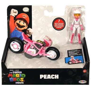 The Super Mario Bros. Movie Princess Peach Pull Back Racer 2.5 ...