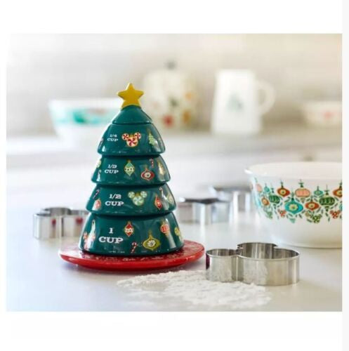 Disney Mickey Mouse Christmas Tree Stacking Measuring Cup Set - Walmart.com