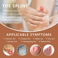 Toe Splint - Corrector Brace for Hammer, Crooked, Mallet, Bent, and ...