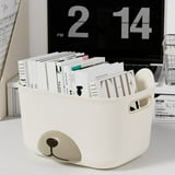 Warkul Cartoon Storage Box with Handle Large Capacity Strong Load ...