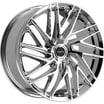 17" Black BC BACKBONE Wheel by Konig Wheels BC7S514455 - Walmart.com