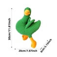 FEISHENTT Squeaky Plush Dog Toy for All Breeds, Multifunctional Goose ...