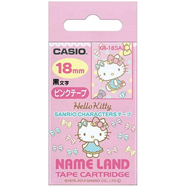 Casio Label Writer Nameland Sanrio Character Tape 18mm XR-18SA2 Hello ...
