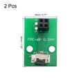 2pcs FFC FPC Connector Board 4 Pins 0.5mm Socket to 2.54mm Double Row ...