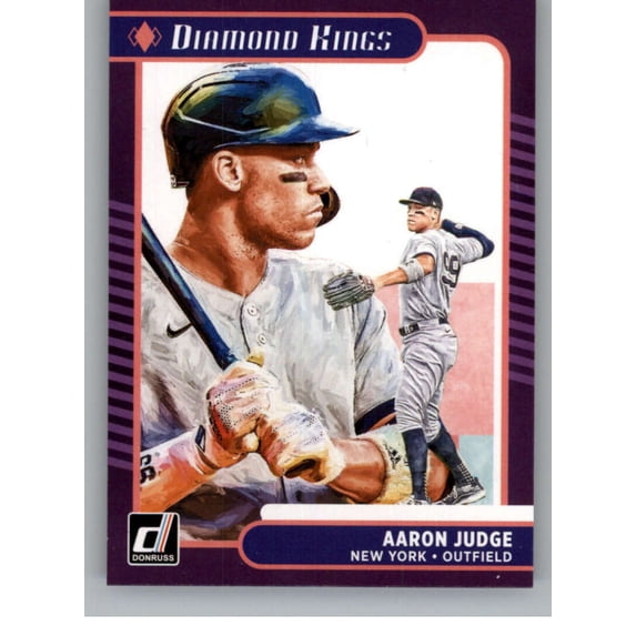 2021 Donruss #2 Aaron Judge Diamond Kings New York Yankees Baseball ...