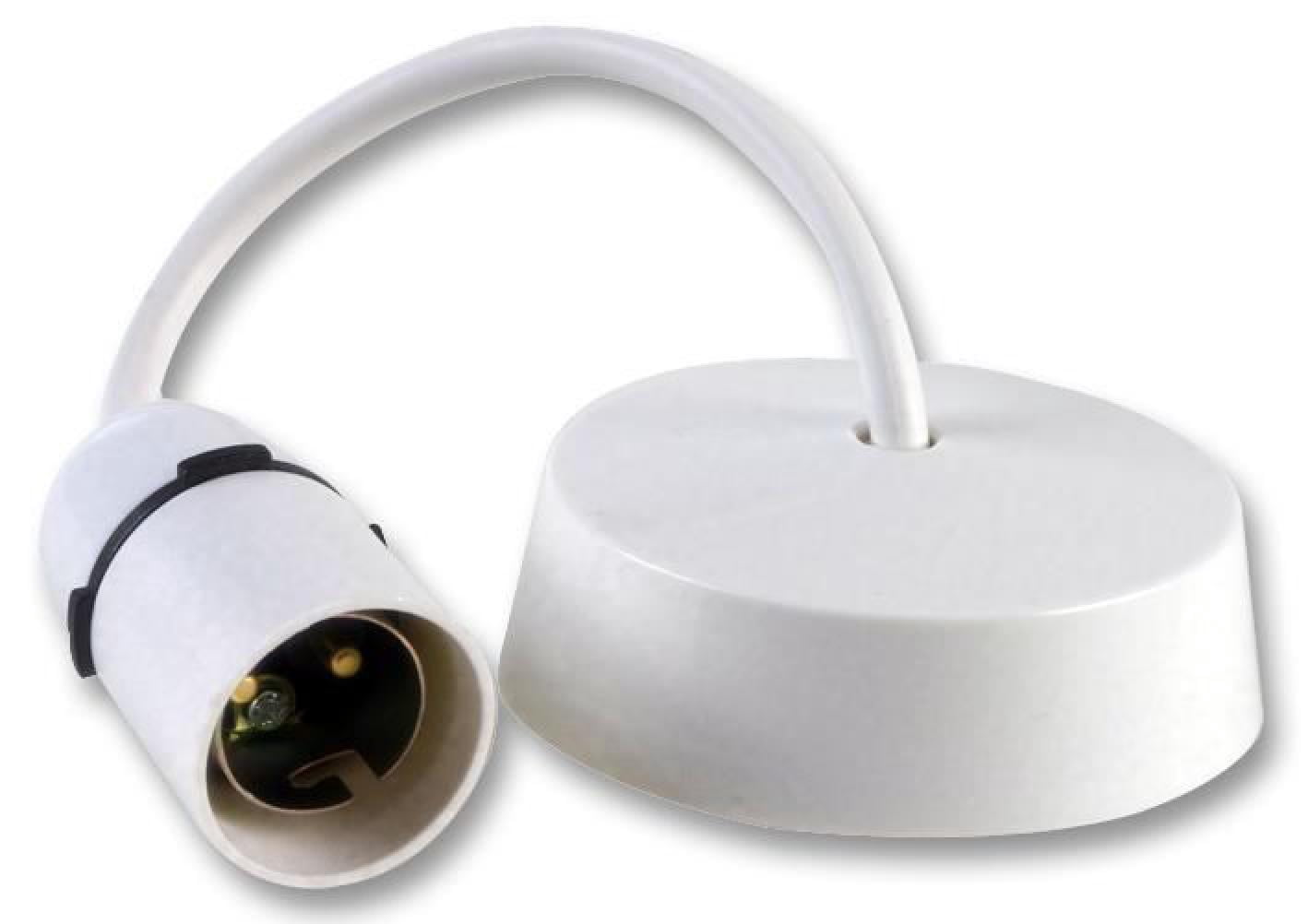 PRO ELEC - Lamp Holder 6" T2 Ceiling Pendant Set, White - Walmart.com