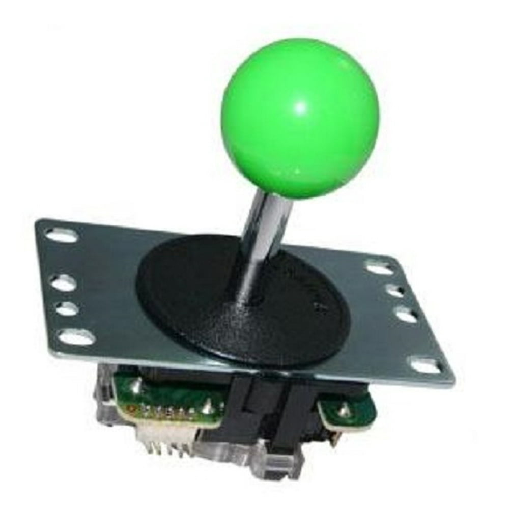 Original Sanwa Arcade Joystick with Green Ball, 4-way or 8-way ...