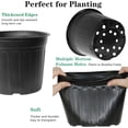 Flexible Plastic Plant Pots, Thickened Soft Nursery Pots Seed Starting ...