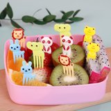 36 Pcs Animal Food Picks for Kids, Fruit Forks Toothpicks Lunch Bento ...