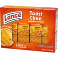 Lance Sandwich Crackers, ToastChee Cheddar, 8 Individually Wrapped ...