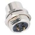 JWB-Panel Mount Socket 2 Pin Waterproof Connector Industrial Thread ...