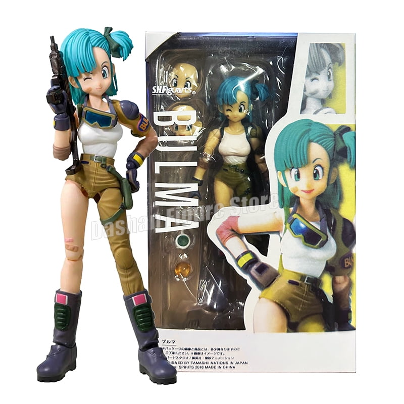 Figura de acción de Dragon Ball SHF, figura de acción de Bulma, Goku ...