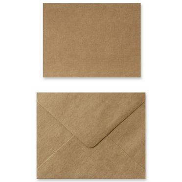 50 Sets of Kraft Flat Cards & Envelopes by Recollections™ - 5" x 7 ...