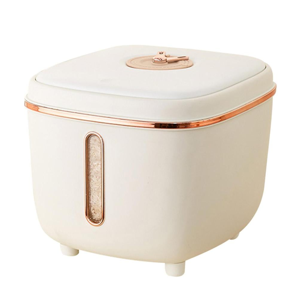 Rice Dispenser | Food Storage Container with Measuring Cup | Airtight ...