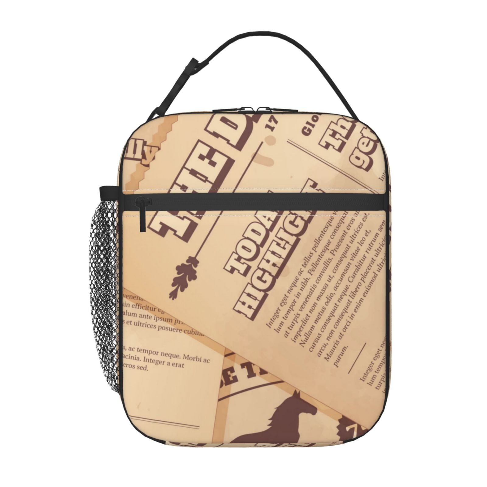 ZNDUO Lunch Bag, Large Durable Insulated Reusable, Office Work, School ...