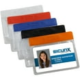 SICURIX Color-coded Vinyl Horizontal Badge Holder, Box of 50 - Walmart.com