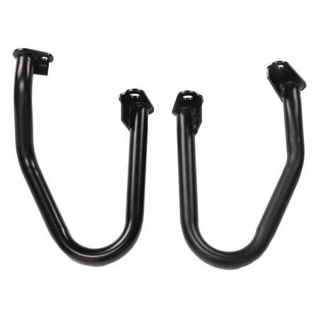 Motorcycle Engine Crash Bars, Iron Engine Bar Frame Antiwear Black Pair ...