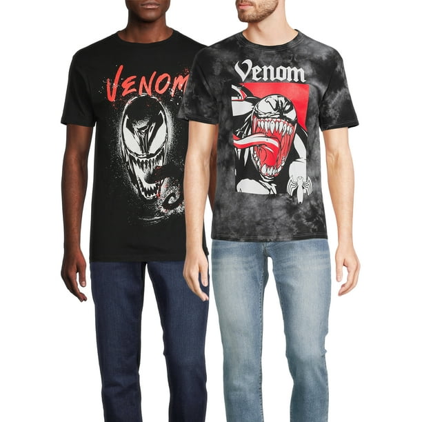 Marvel Men's and Big Men's Venom Graphic Tee, 2-Pack - Walmart.com