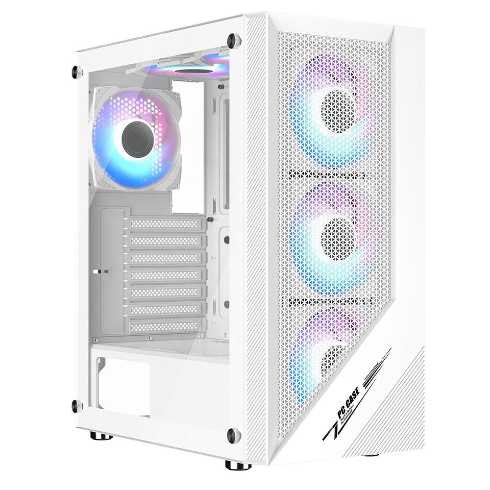 Click here for Other White Rgb Mid-Tower Computer Case For Gaming... prices